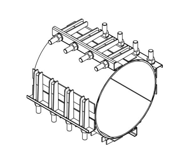 Repair clamp - ductile iron pipe fitting and valve-factory directly sale