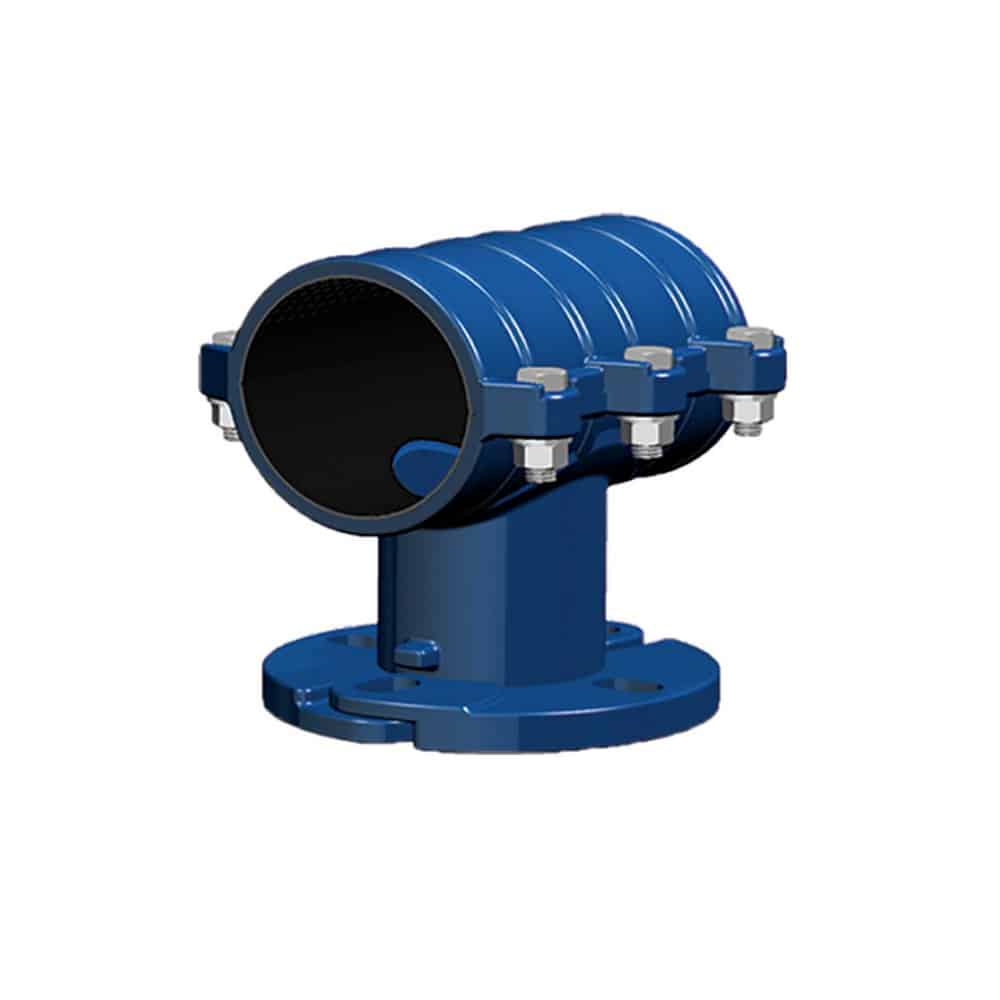 metal saddle clamp for water line - ductile iron pipe fitting and valve ...