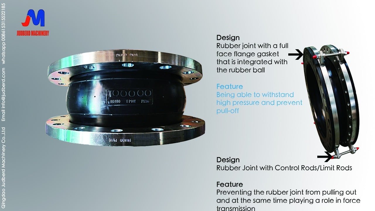 Rubber expansion joint - ductile iron pipe fitting and valve-factory ...