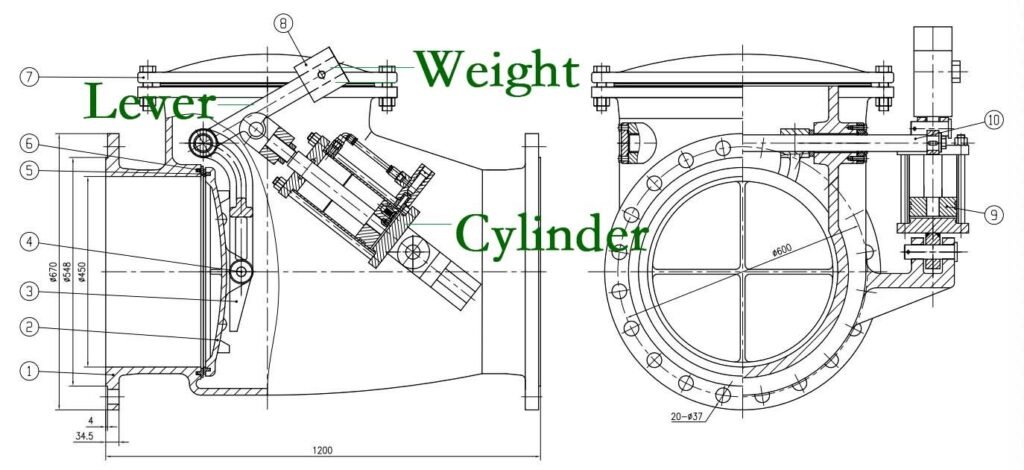 Check valve - ductile iron pipe fitting and valve-factory directly sale