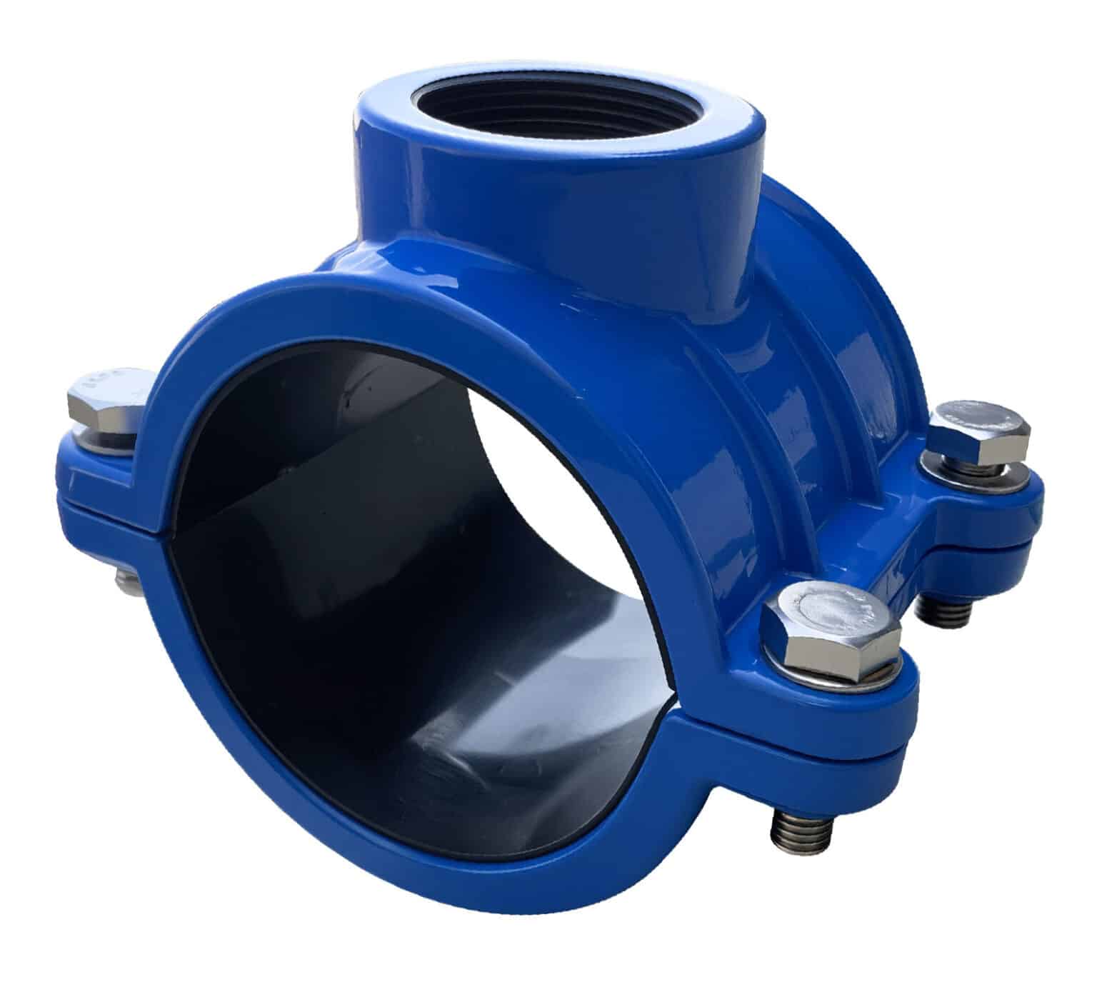 Wide Range Saddle Clamp for Many Pipes - ductile iron pipe fitting and ...
