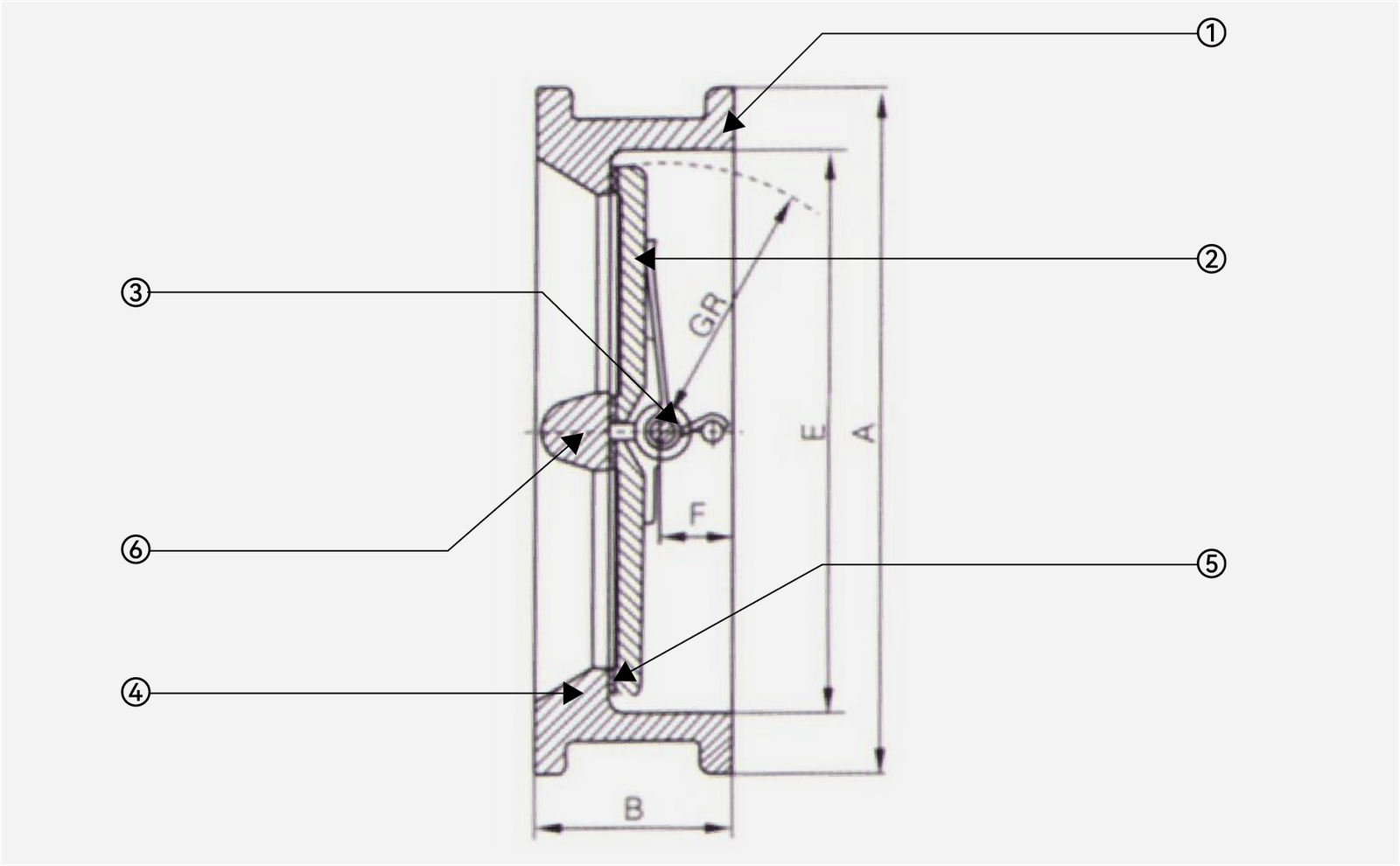 Wafer check valve - ductile iron pipe fitting and valve-factory ...
