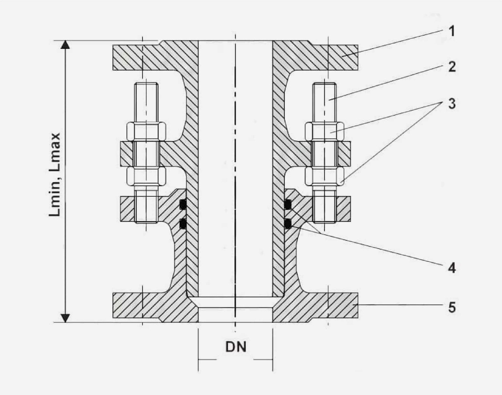 Adjusting Length by Bolts Dismantling Joint